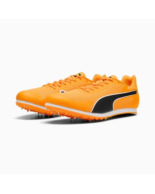 PUMA Evospeed Star 9 Track & Field Sprinting Spikes Shoes in Orange ...
