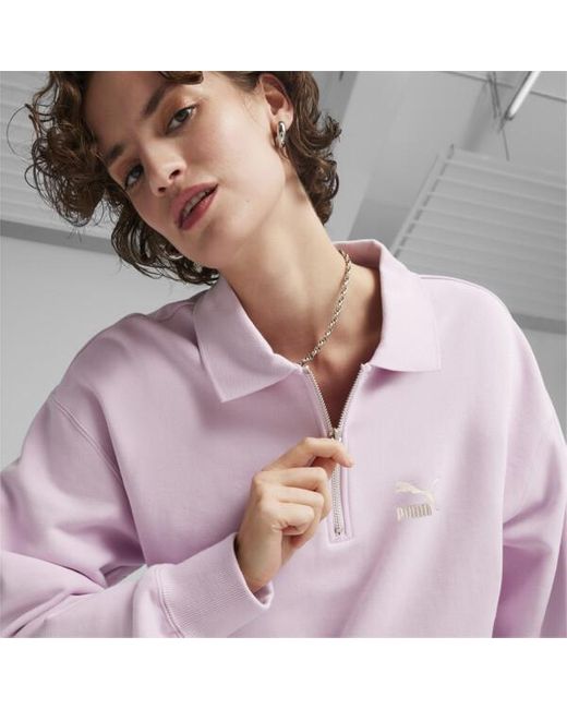 PUMA Better Classics Polo Shirt Crew in White for Men | Lyst
