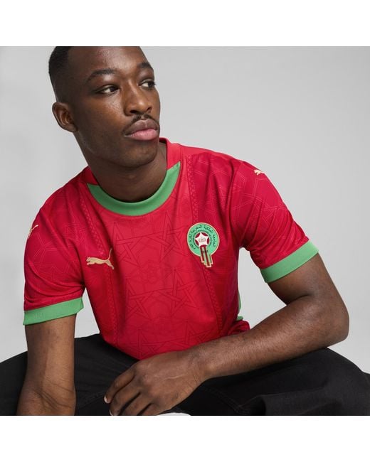 Maillot Maroc 2025 Domicile PUMA pour homme en coloris Rouge | Lyst