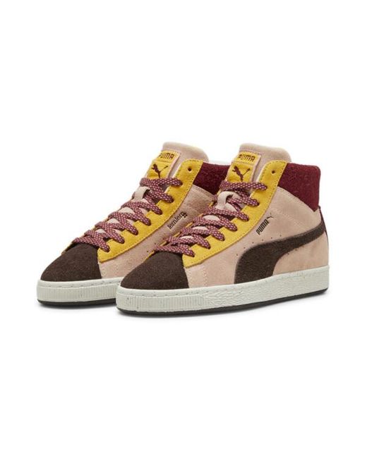 PUMA X Lemlem Suede Sneakers in Brown | Lyst