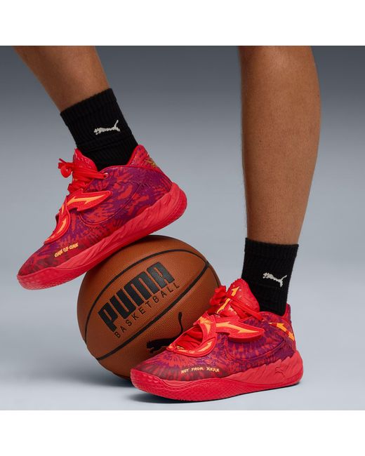 PUMA Mb.05 Crowd Surf Basketball Shoes in Red | Lyst UK