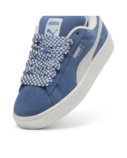 PUMA Suede Xl Lace Sneakers , Horizon in Blue | Lyst