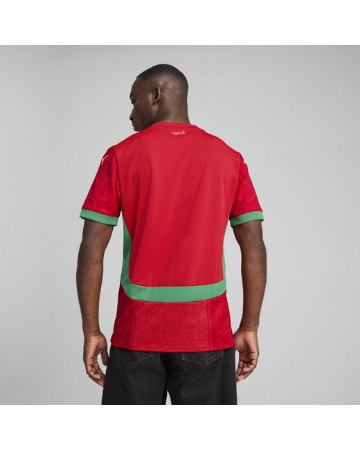 Maillot Maroc 2025 Domicile PUMA pour homme en coloris Rouge | Lyst