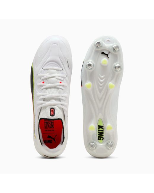 PUMA King 20 Ultimate Mxsg Football Boots /Glowing/ Alert in White for ...