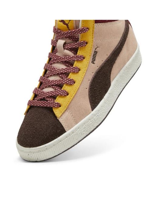 PUMA X Lemlem Suede Sneakers in Brown | Lyst