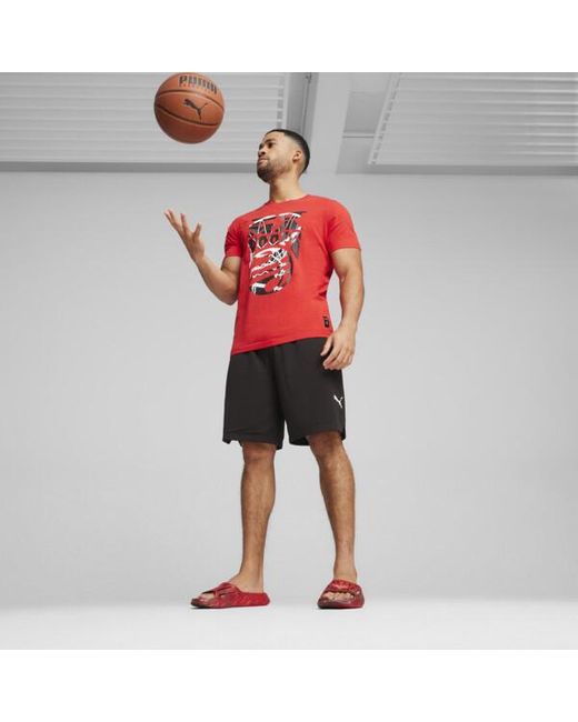 PUMA X Lamelo Ball Mb.03 Basketball Slides in Red | Lyst