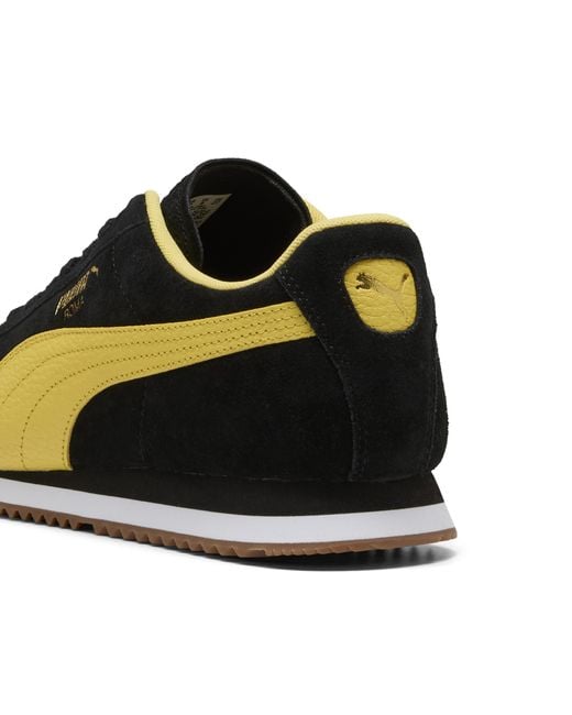PUMA Roma Suede Sneakers in Black | Lyst