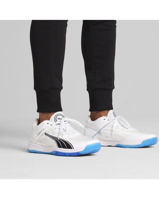 PUMA Accelerate Turbo Indoor Shoes in White for Men | Lyst