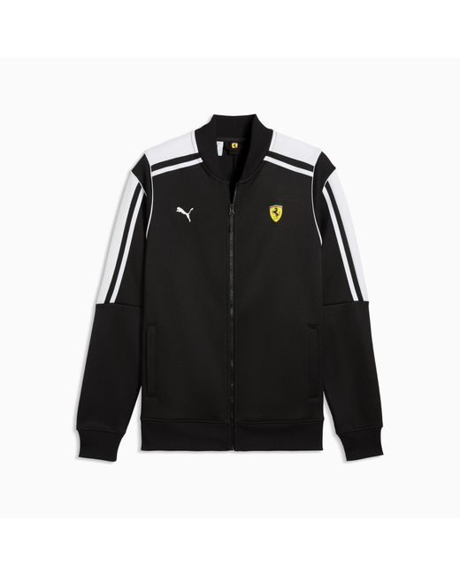 PUMA Scuderia Ferrari Mt7 Track Jacket in Black for Men | Lyst UK