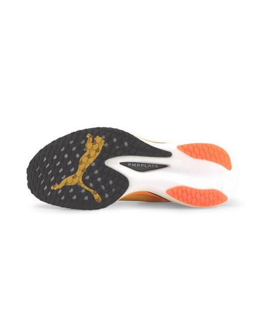 PUMA Deviate Nitroâ Elite 2 Fireglow Running Shoes in Yellow | Lyst