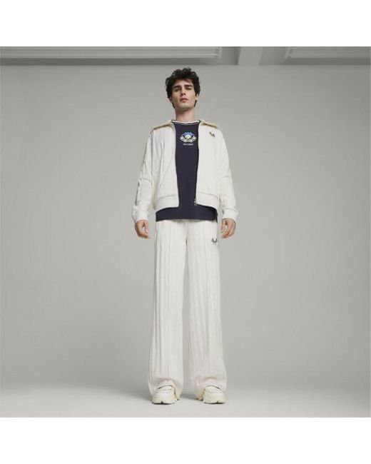 PUMA X Palomo Nitefox Leather Loafer Shoes in White | Lyst