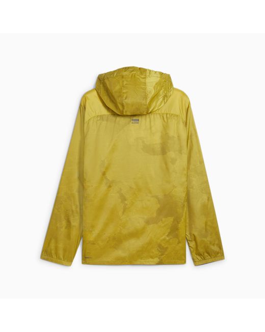 PUMA Seasons Running Jacket in Yellow for Men | Lyst UK