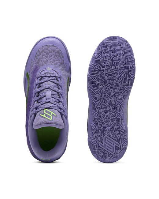 PUMA Stewie 3 Lace Em Up Basketball Shoes in Purple | Lyst