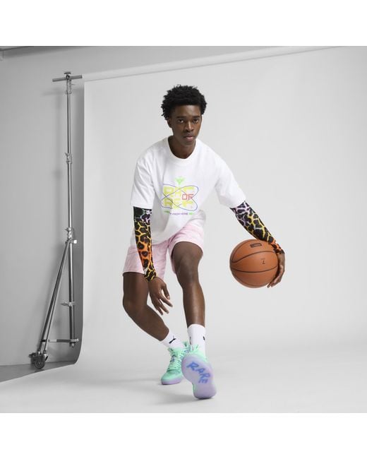 PUMA Melo Alien Skin Basketball Arm Sleeves in Pink for Men | Lyst