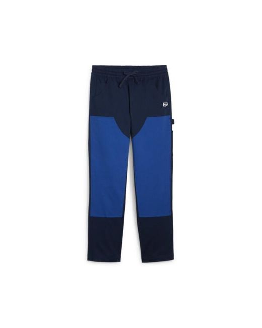 PUMA Downtown Double Knee Pants in Blue for Men | Lyst