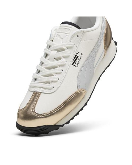 PUMA Easy Rider Mixed Metals Sneakers in White | Lyst