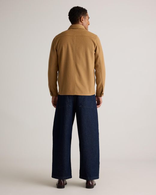 Quince Italian Wool Chore Jacket, Wool/Nylon in Blue for Men | Lyst