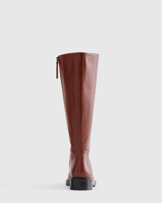 Quince Italian Leather Riding Boots in Brown | Lyst