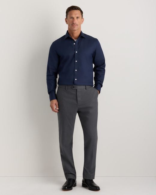 Quince Comfortflex Performance Dress Shirt, Cotton in Blue for Men | Lyst