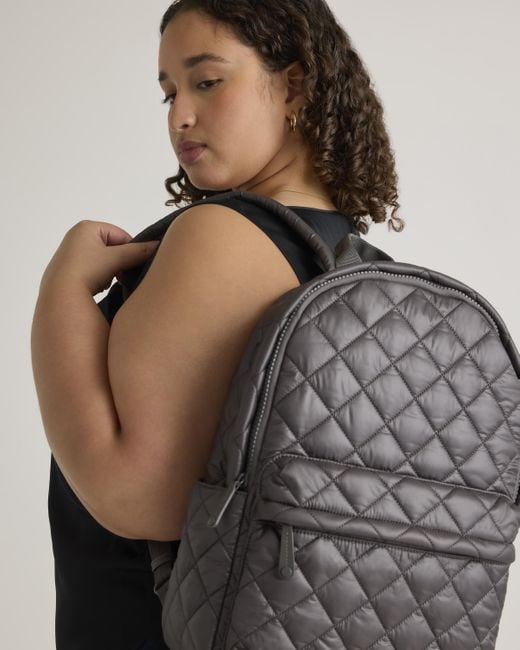 Quince Transit Quilted Commuter Backpack, Nylon in Gray | Lyst