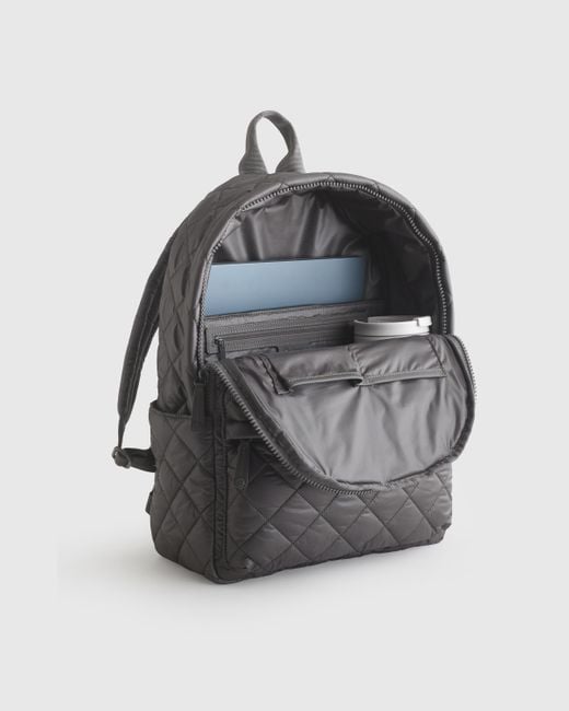 Quince Transit Quilted Commuter Backpack, Nylon in Gray | Lyst