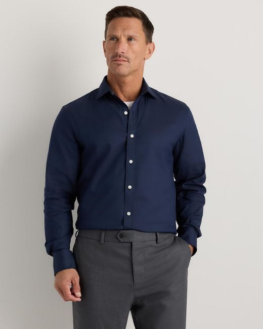 Quince Comfortflex Performance Dress Shirt, Cotton in Blue for Men | Lyst