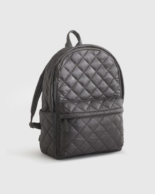 Quince Transit Quilted Commuter Backpack, Nylon in Gray | Lyst