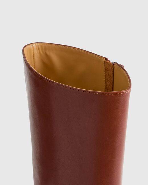 Quince Italian Leather Riding Boots in Brown | Lyst