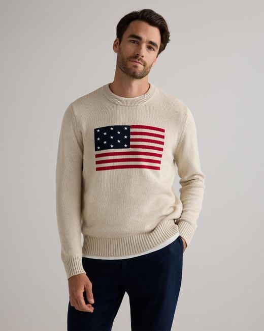 Quince Flag Sweater, Organic Cotton in Natural for Men | Lyst