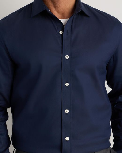 Quince Comfortflex Performance Dress Shirt, Cotton in Blue for Men | Lyst