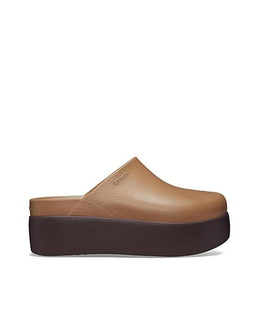 Crocs™ Dylan Platform Clog in Brown | Lyst