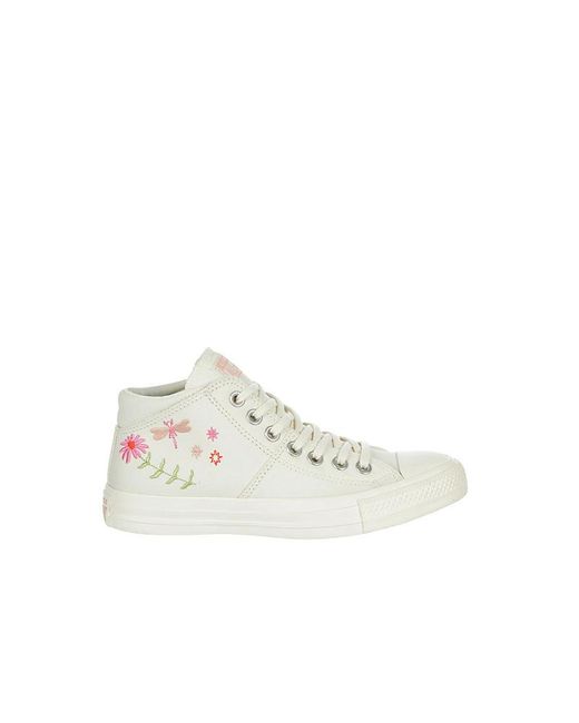 Converse Chuck Taylor All Star Madison Mid Top Sneaker in White | Lyst