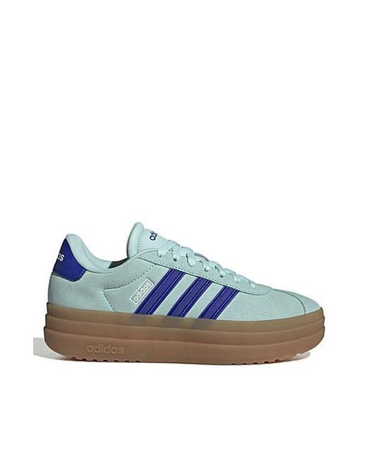 adidas Vl Court Bold Sneaker in Blue | Lyst