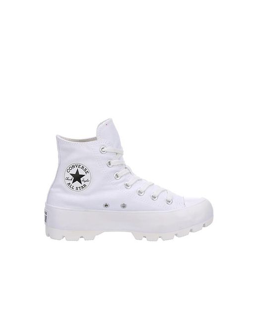 Converse Chuck Taylor All Star Lugged High Top Sneaker in Black | Lyst