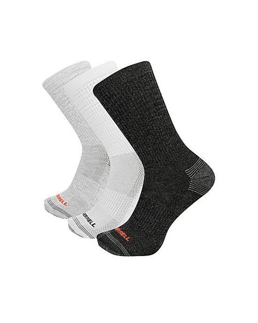 Merrell Everyday Crew Socks 3 Pairs in Black | Lyst