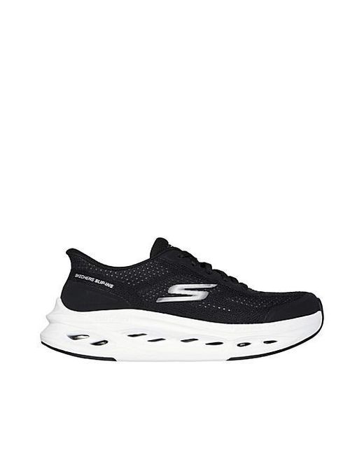 Skechers Slip-Ins Max Cushioning Glide-Step Running Shoe in Black | Lyst