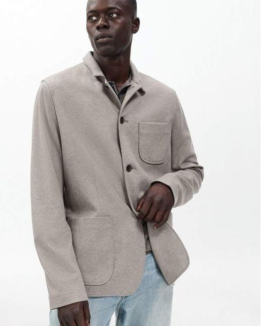 Rag & Bone Prospect Knit Blazer in Gray for Men | Lyst