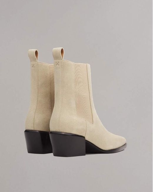 Rag & Bone Footwear > Boots Joni Suede Chelsea Boot Boots in Natural | Lyst