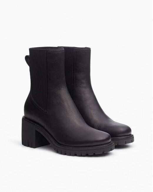 Rag & Bone Corey Heeled Leather Chelsea Boots in White | Lyst