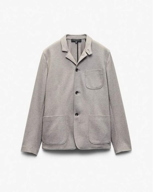 Rag & Bone Prospect Knit Blazer in Gray for Men | Lyst