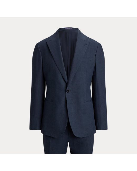 Ralph Lauren Kent Hand-Tailored Linen Suit in Blue for Men | Lyst UK