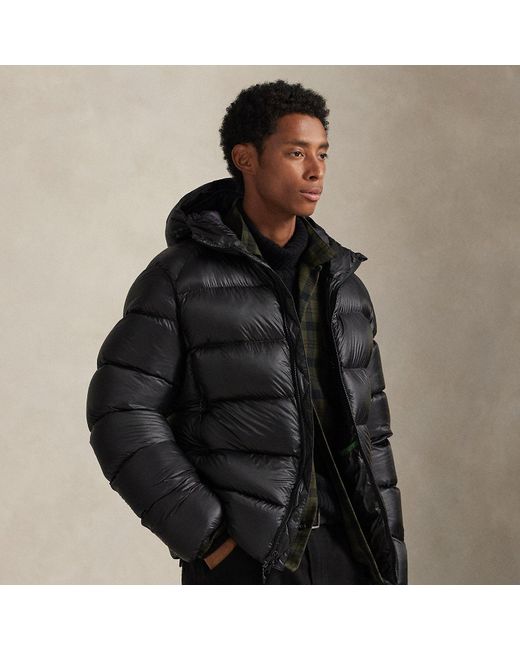 Ralph Lauren The Hawthorne Packable Down Jacket in Black for Men | Lyst