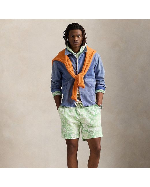 Polo Ralph Lauren 19 Cm Floral Spa Terry Short in Blue for Men | Lyst