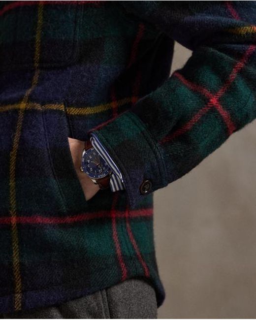 Polo Ralph Lauren Plaid Tweed Jacket in Blue for Men | Lyst UK