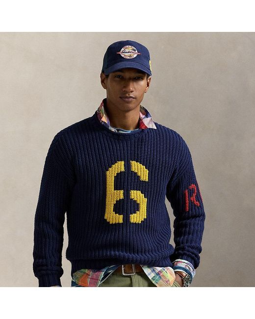 Polo Ralph Lauren The Founding Year Jumper in Blue for Men | Lyst UK