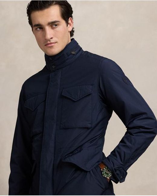 Polo Ralph Lauren Packable Field Jacket in Blue for Men | Lyst UK