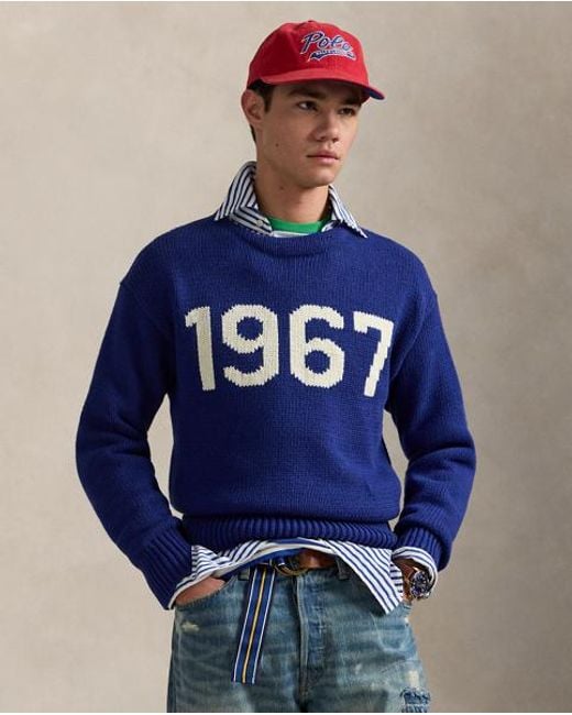 Polo Ralph Lauren The 1967 Jumper in Blue for Men | Lyst UK