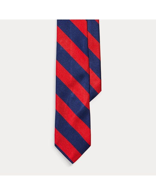 Polo Ralph Lauren Ralph Lauren Boy's Striped Silk Repp Tie in Red for Men | Lyst