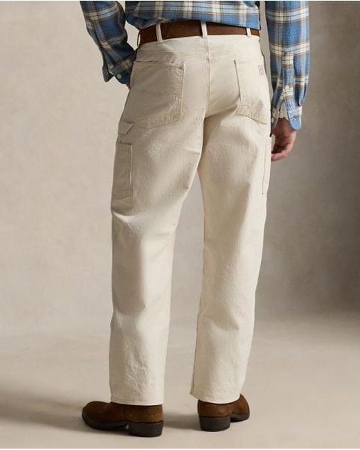Polo Ralph Lauren Windham Classic Fit Painter Trouser in Natural for ...