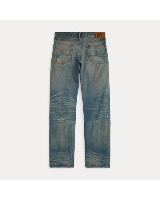 RRL Ralph Lauren Straight Fit Milner Selvedge Jean in Blue for Men ...